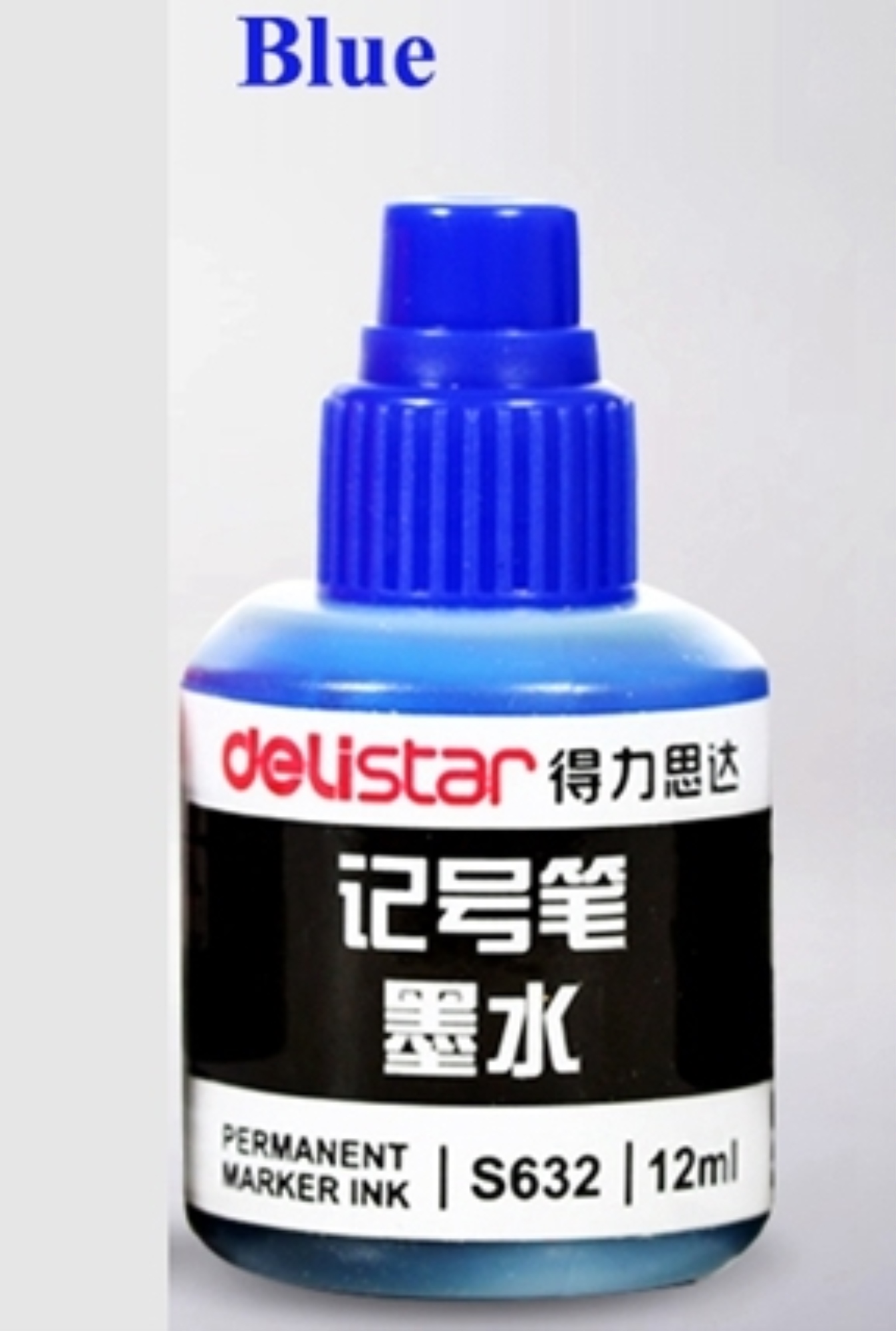 1PCS 12ml Deli S632 permanent marker ink 3 color disposable ink ...