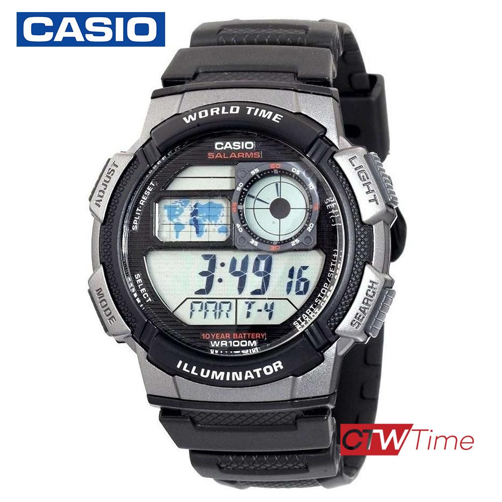 Watchup2 Casio Standard นาฬิกาข้อมือผู้ชาย สายเรซิ่น รุ่น AE-1000 AE ...