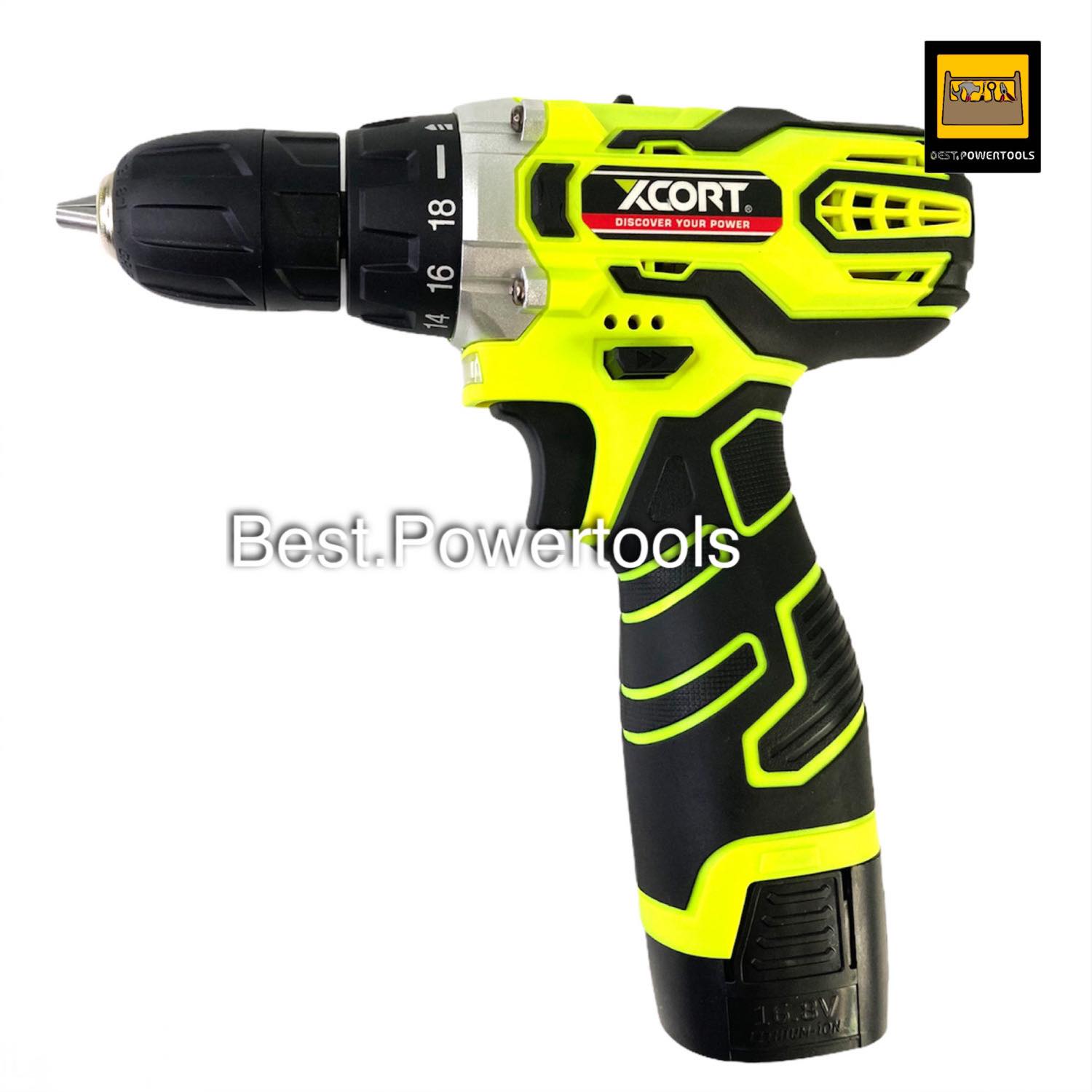 XCORT ชุดสว่านแบตไร้สาย 75V (แรงที่สุด) ปรับสปีดได้ พร้อมอุปกรณ์เครื่องมือช่างชุดใหญ่ - Best ...