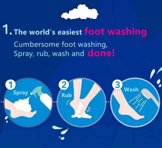 THE FACE SHOP ON THE BODY COTTON FOOT CLEANSING FOOT SHAMPOO COOLING ...