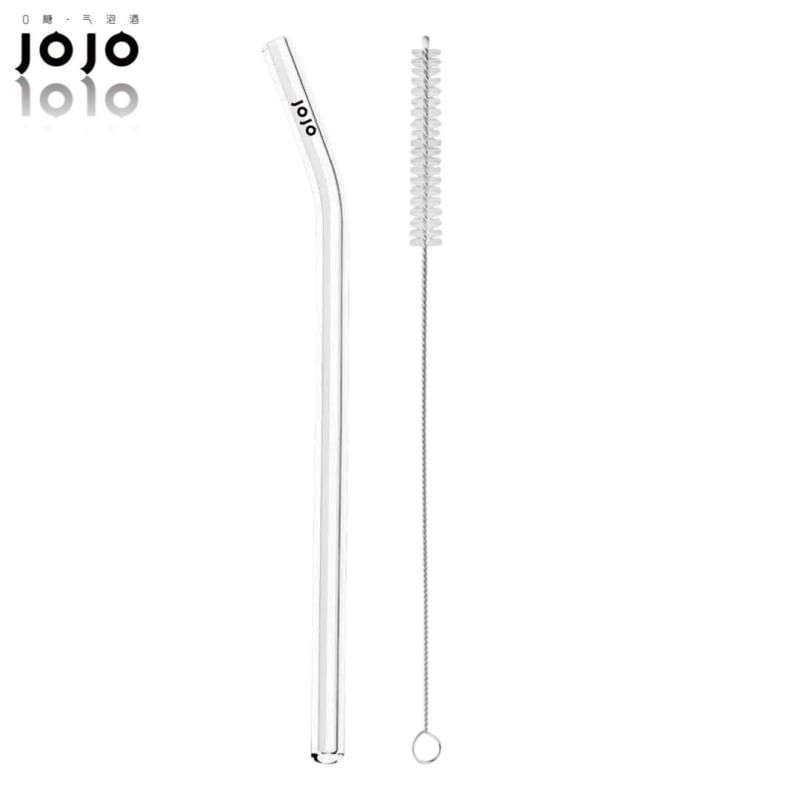 JOJO glass tube หลอดแก้ว ดื่มน้ำ พร้อมแปรงล้างหลอด | Lazada.co.th