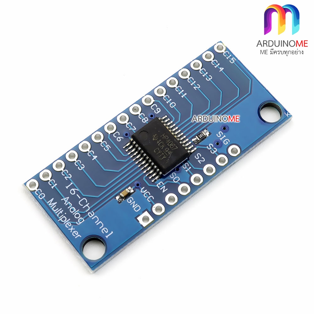 16 Channel Analog/Digital MUX Breakout CD74HC4067 ไอซี เลือกสัญญาณ ขยาย ...