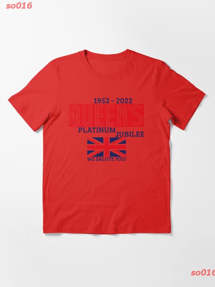 so016 สดชื่น Queen’s Platinum Jubilee 2022 (V2 / 2C) Essential T-Shirt ...