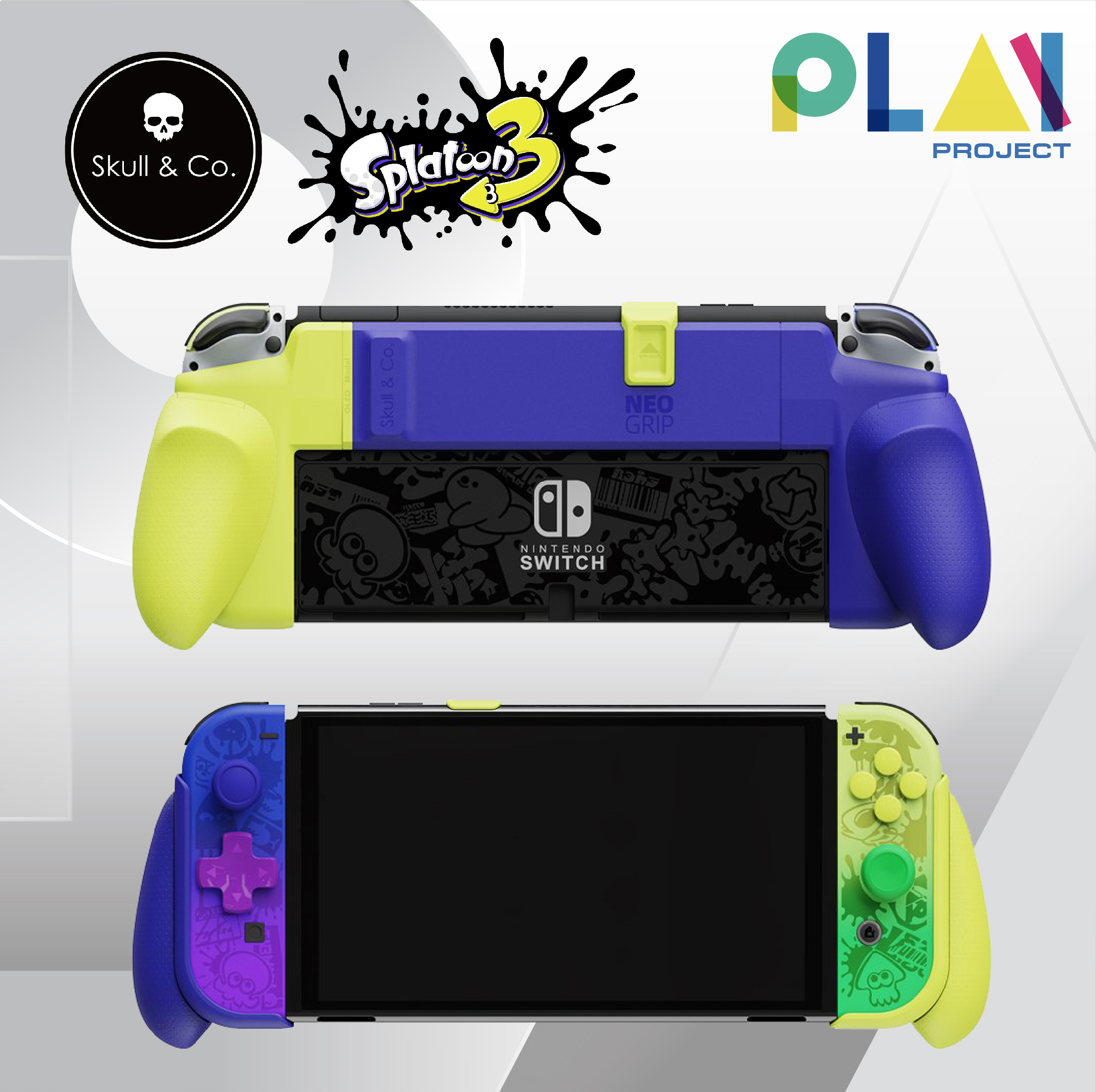 Skull Co. NeoGrip and GripCase Splatoon 3 for Nintendo Switch OLED เคส ...