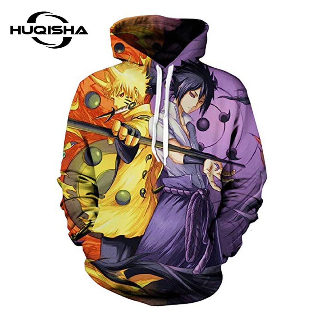 New Naruto Hoodie Akatsuki Jacket Top Men's Fashion Casual Zipper ...