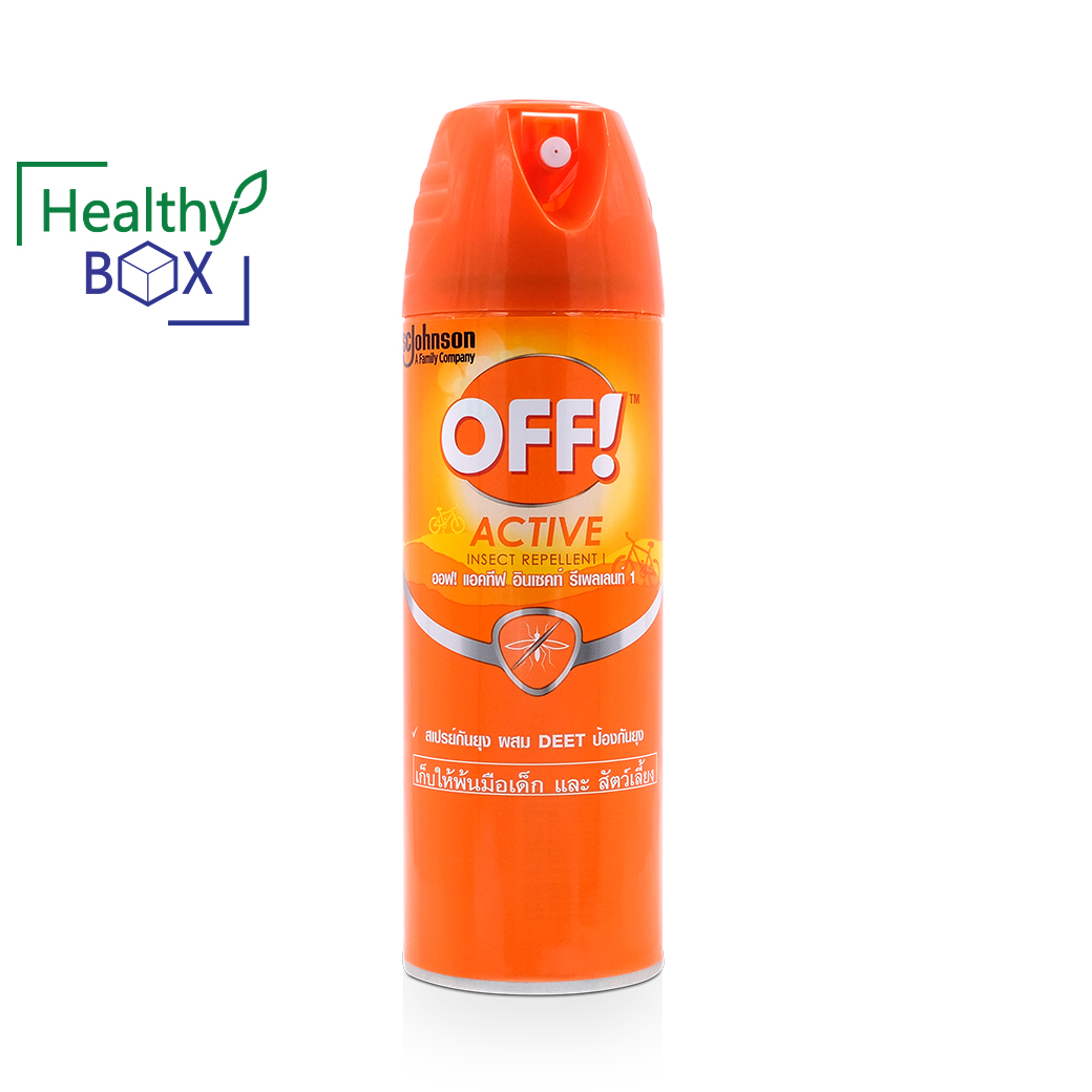 OFF Active Insect Rerellent 1 สเปรย์กันยุง 170g. ออฟ แอคทีฟ อินเซคท์ รี ...