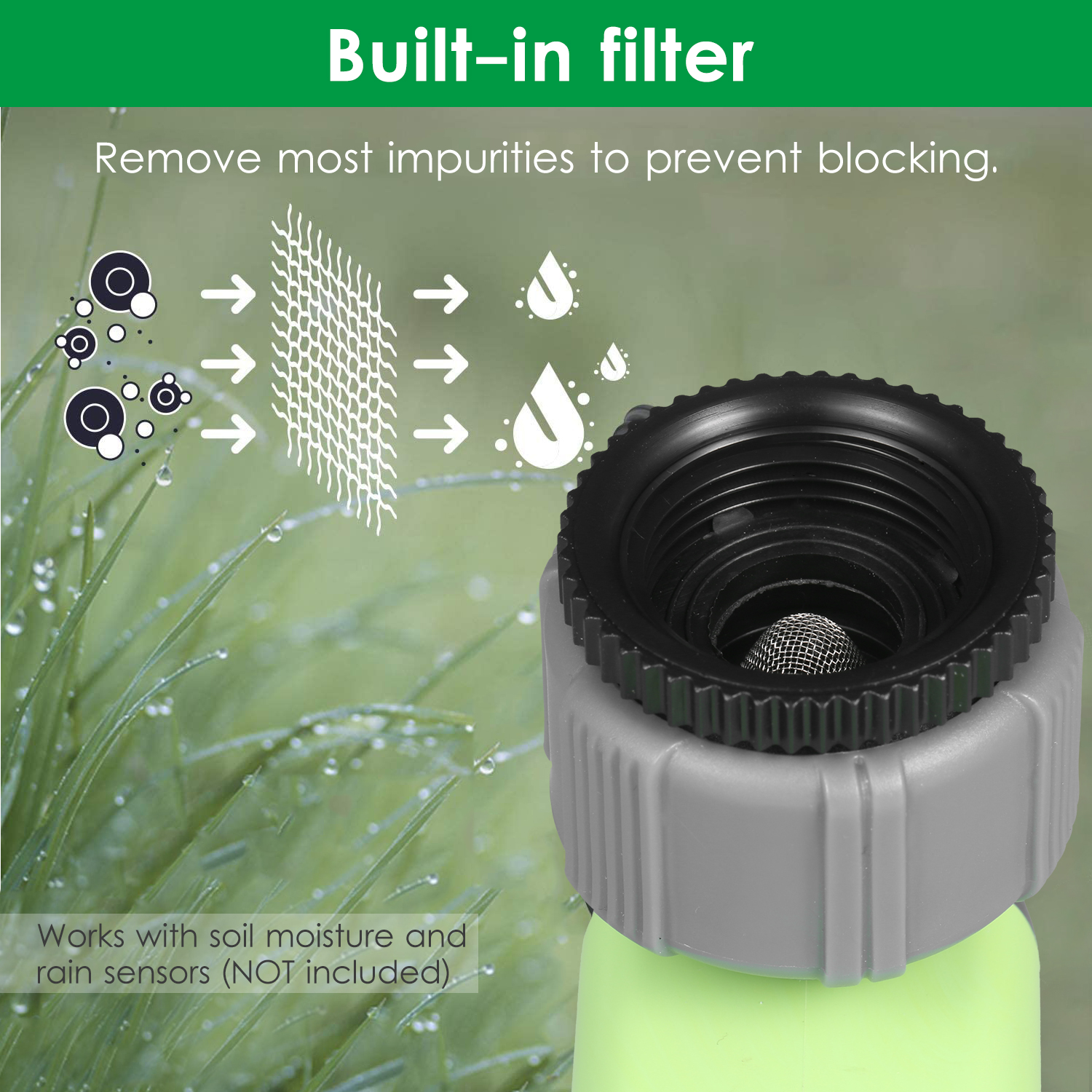 BT App Control Soil Temperature Moisture Sensor Meter Irrigation Soil Thermometer Humidity ...