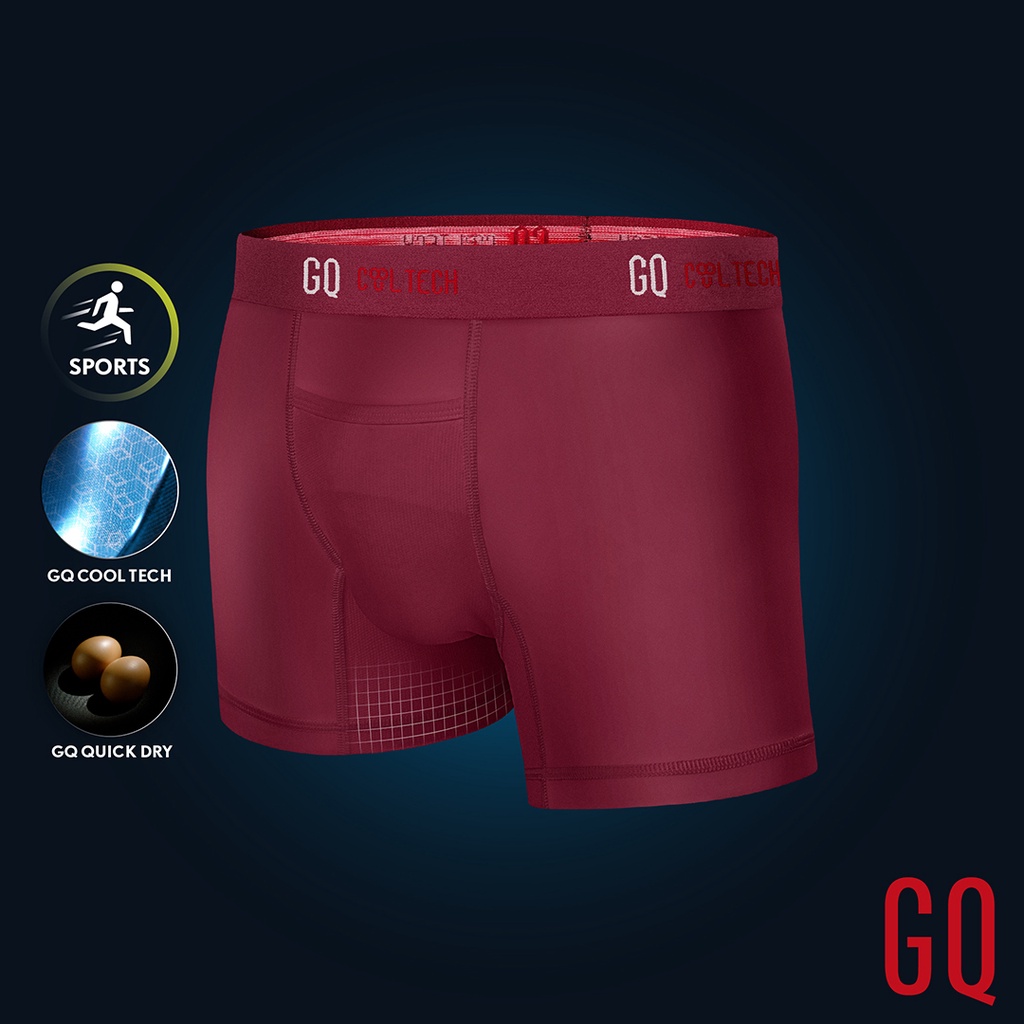 กางเกงสำหรับท่านชาย GQ Cool Tech™ กางเกงในไข่เย็น รุ่น Sport ทรง Trunks ...