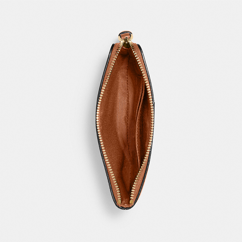 Coach 58035 Corner Zip Wristlet In Signature Canvas (IME74) กระเป๋า ...
