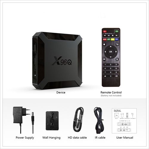 X96Q Android 10.0 TV Box, X96 Mini 2020 รุ่นอัพเกรด กล่องสมาร์ททีวี Allwinner H313 Quad Core ...
