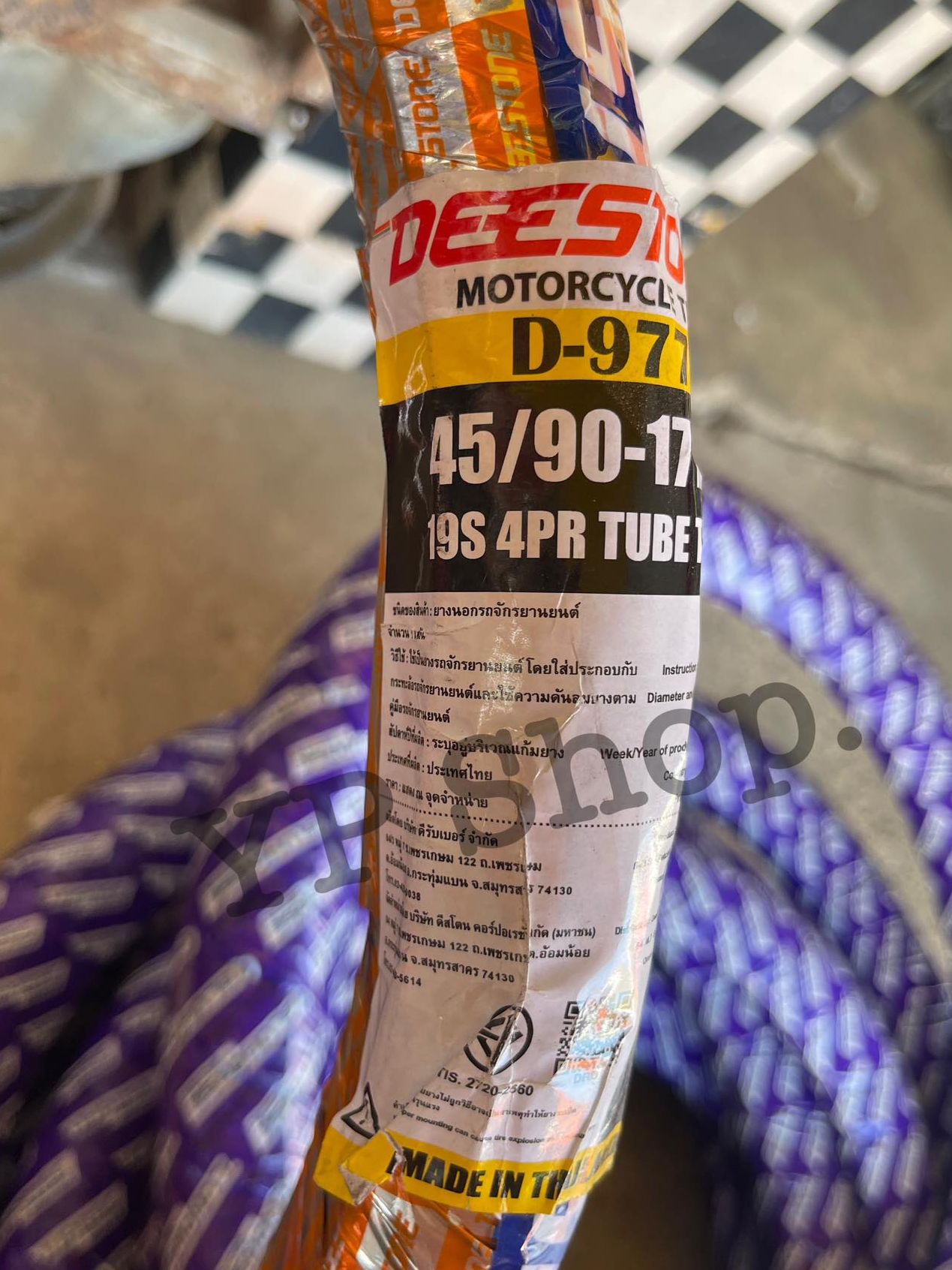 DEESTONE ดีสโตน ยางนอกมอเตอร์ไซค์ ลายไฟ D977 ครบเบอร์ ยางไทย เนื้อดี มาตรฐานโรงงานไทย ราคาเพื่อ ...