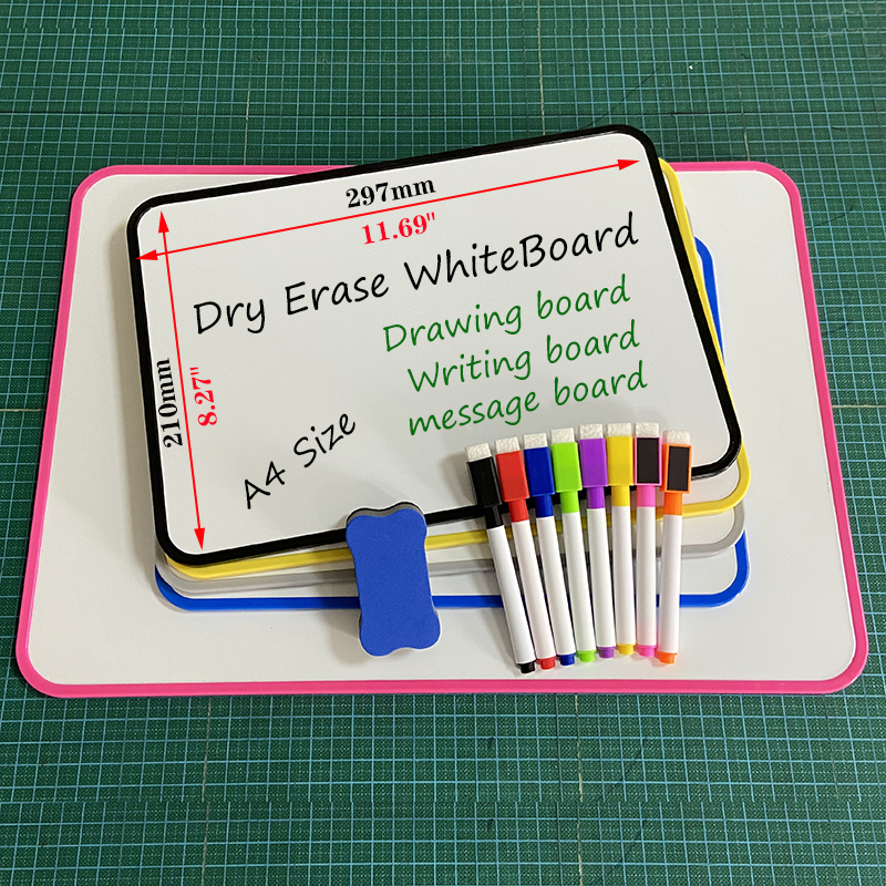 10PCS Dry Erase Whiteboard Classroom Set 22.86 x 30.48 cm, Suitable for ...