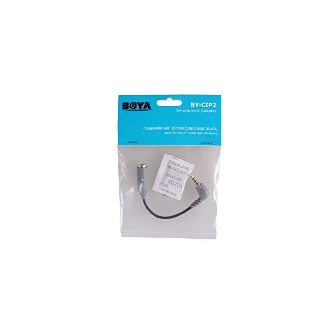 BOYA ของแท้ 100% BY-CIP2 3.5MM TRS TO TRRS ADAPTOR Smart Phone Adapter ...