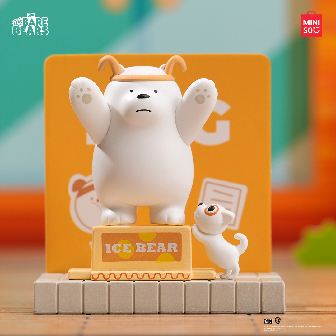Miniso กล่องมหัศจรรย์ กล่องมหัศจรรย์โมเดล We Bare Bears Mini Fun ...