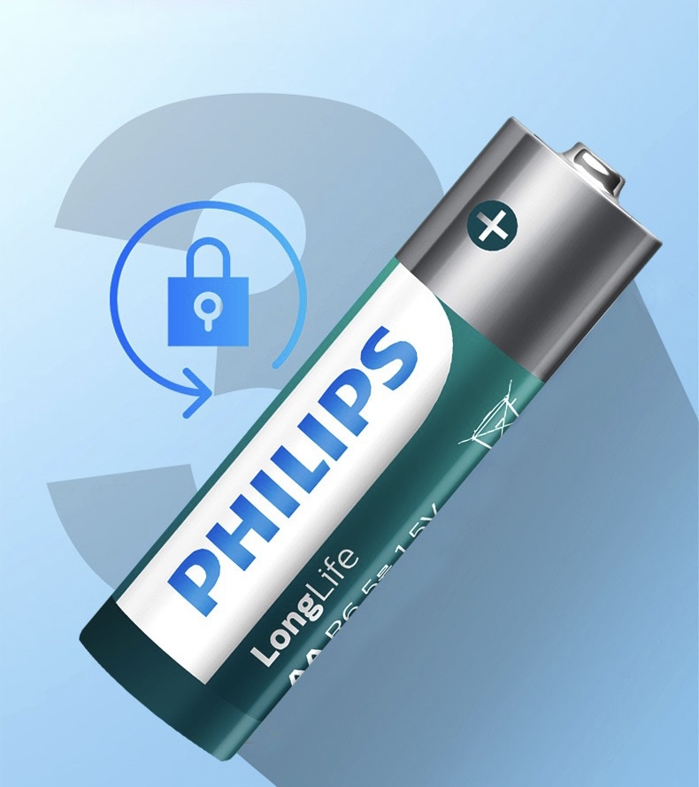 ถ่าน Philips Long Life ขนาด AA หรือ AAA (1กล่องบรรจุ40ก้อน) ของแท้ New ...