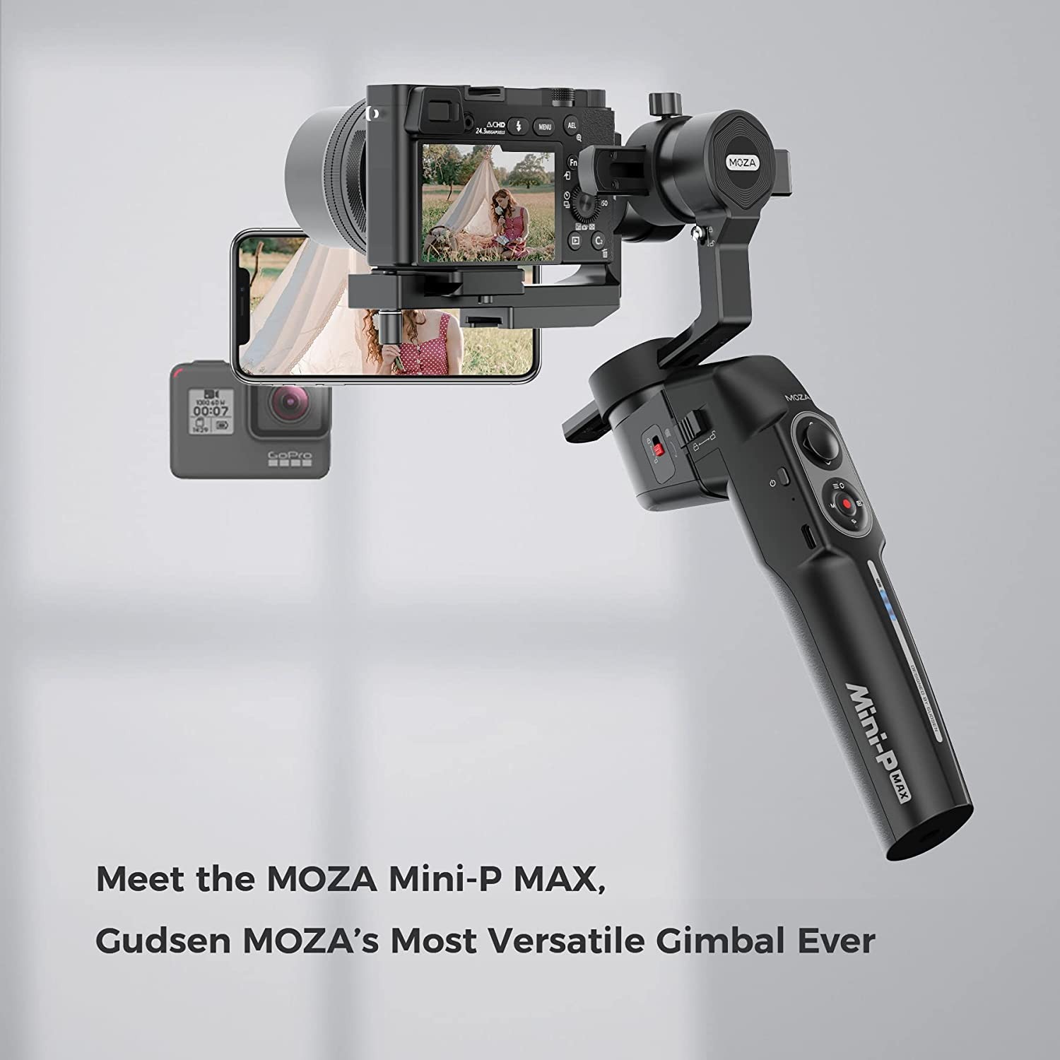 ไม้กันสั่น MOZA Mini P MAX Gimbal กันสั่น 3 แกน สำหรับกล้อง Mirrorless ...
