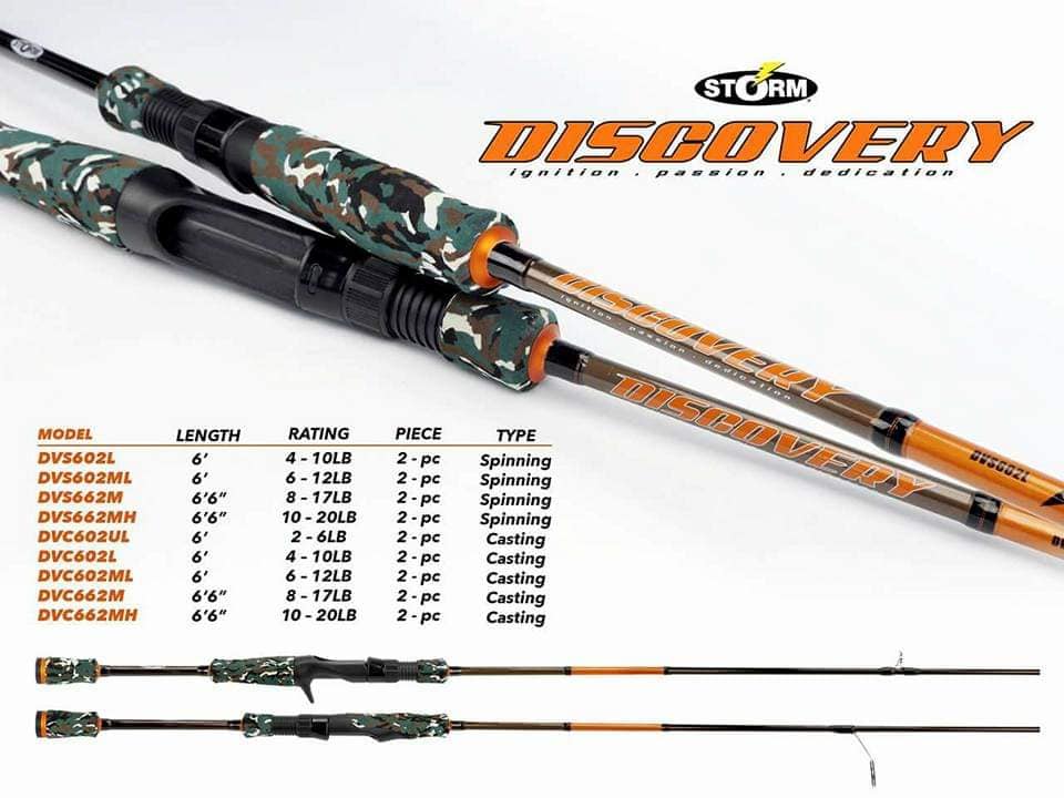 คันตีเหยื่อปลอม คันSTORM DISCOVERY ไกด์Fuji รีลซีท Fuji คันสตรอม - Mata ...