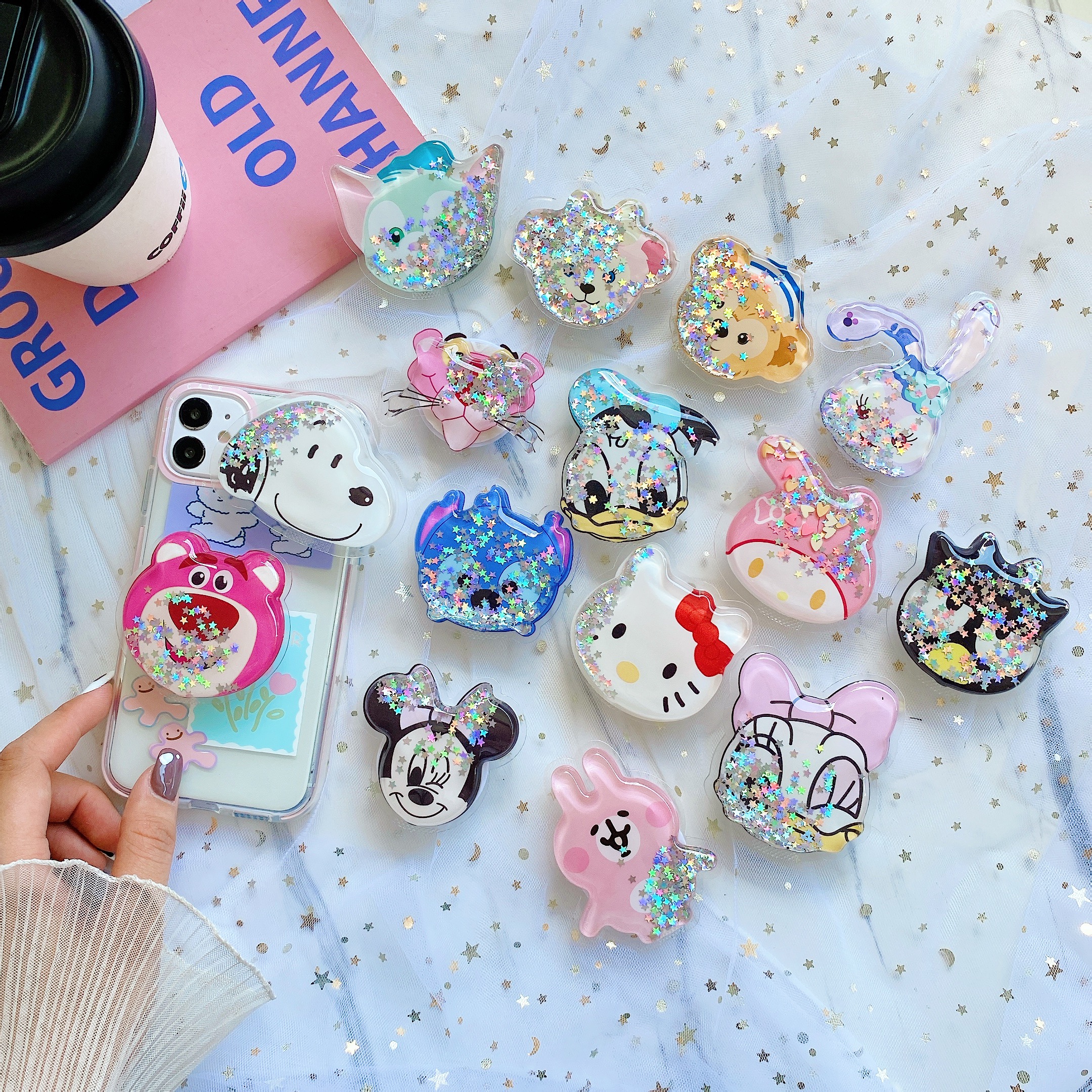 Griptok Liquid Duffy PopSocket iRing การ์ตูนติดหลังมือถือ ที่ติดโทรศัพท์ ที่ติดหลังมือถือ ตัวติด ...