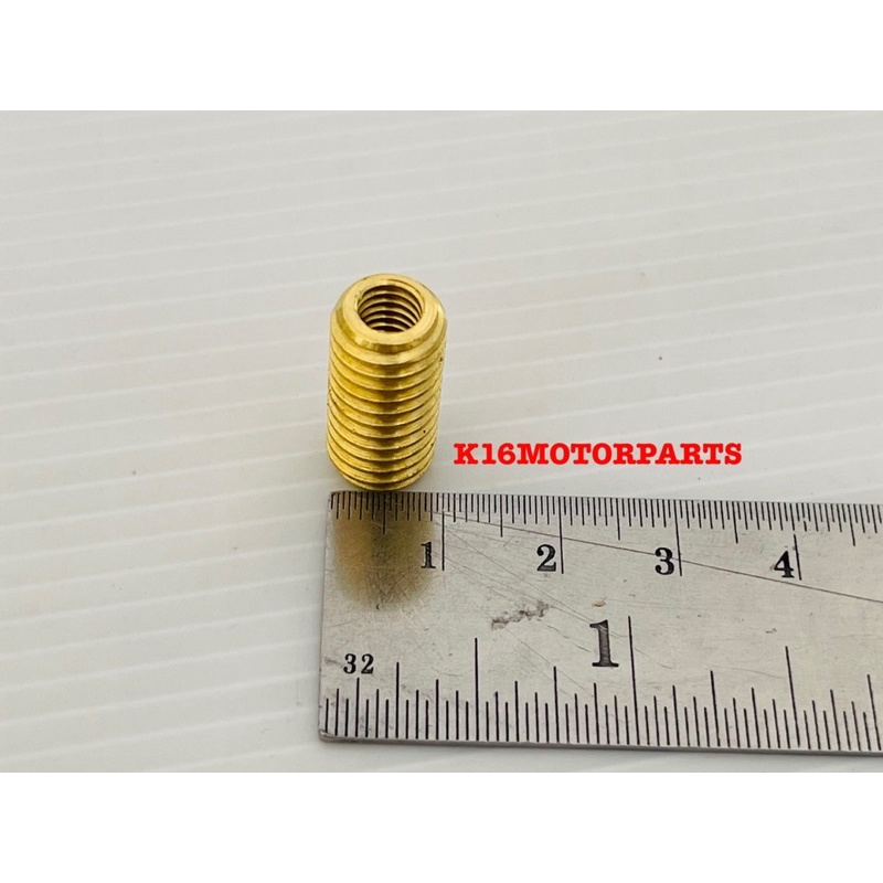 น็อตเกลียวทองเหลือง ตัวหนอนซ่อมเกลียวทองเหลือง ขนาด M6 เบอร์10 M8 เบอร์12 M10 เบอร์14 เกลียวทอง ...