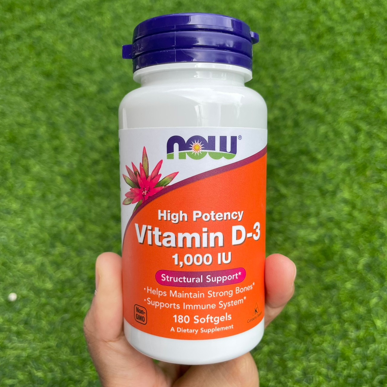 [exp.2025]วิตามินดี Now Foods, High Potency Vitamin D-3, 125 mcg (5,000 IU), 120 Softgels ...