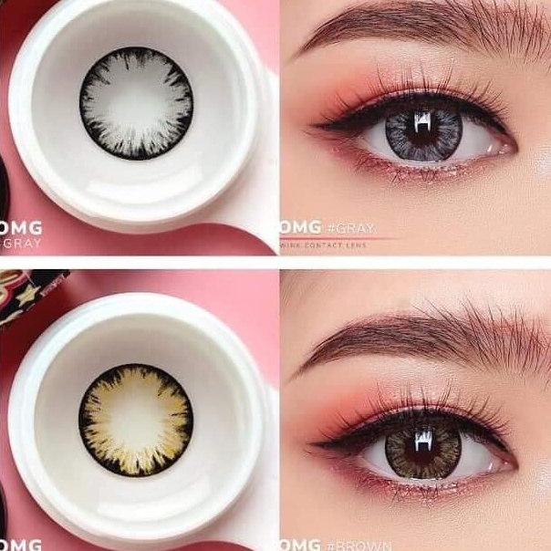 คอนแทคเลนส์ ขนาดบิ๊กอาย OMG Wink | Lazada.co.th