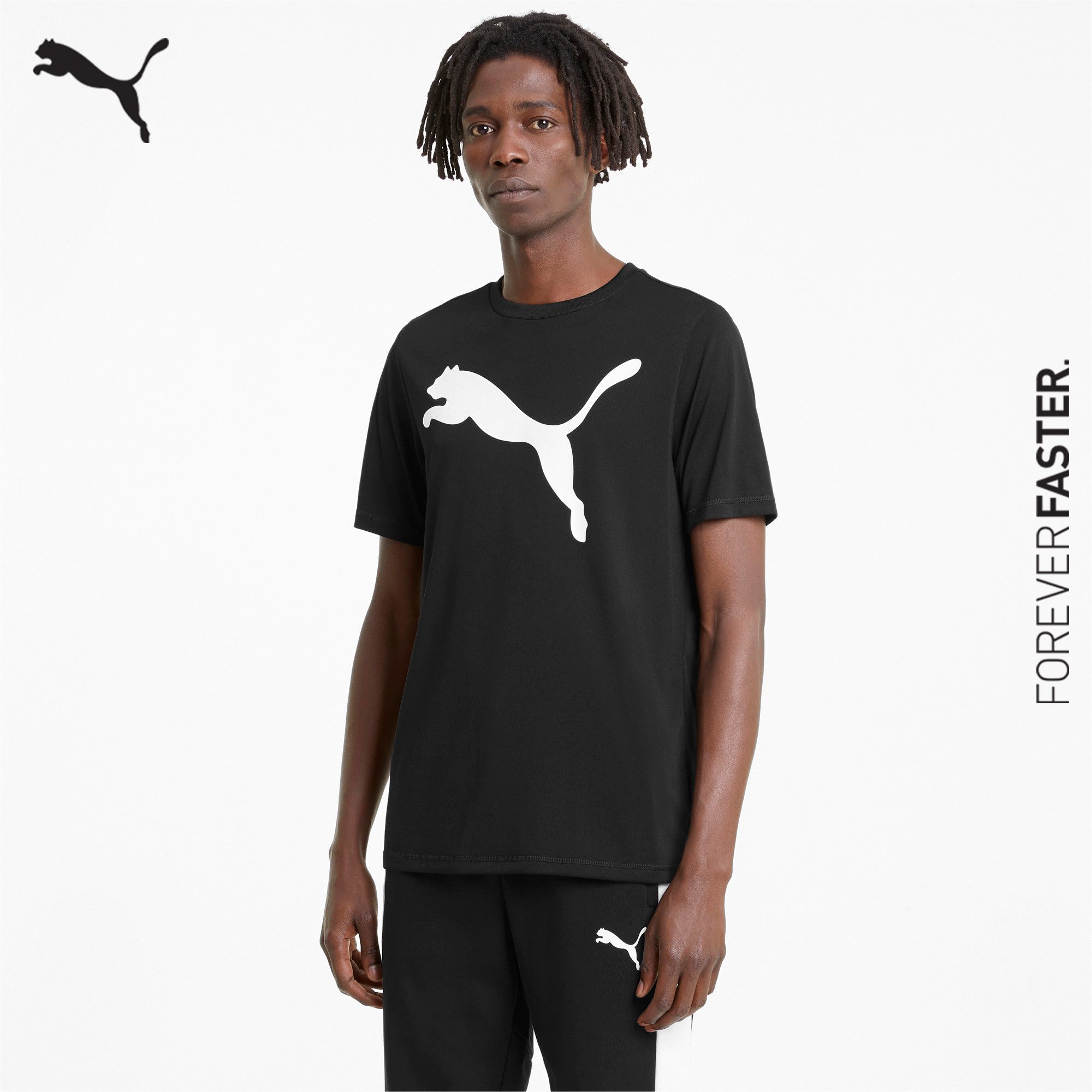 PUMA BASICS - เสื้อฮู้ดผู้ชาย Power Logo สีเขียว - APP - 84979370 ...