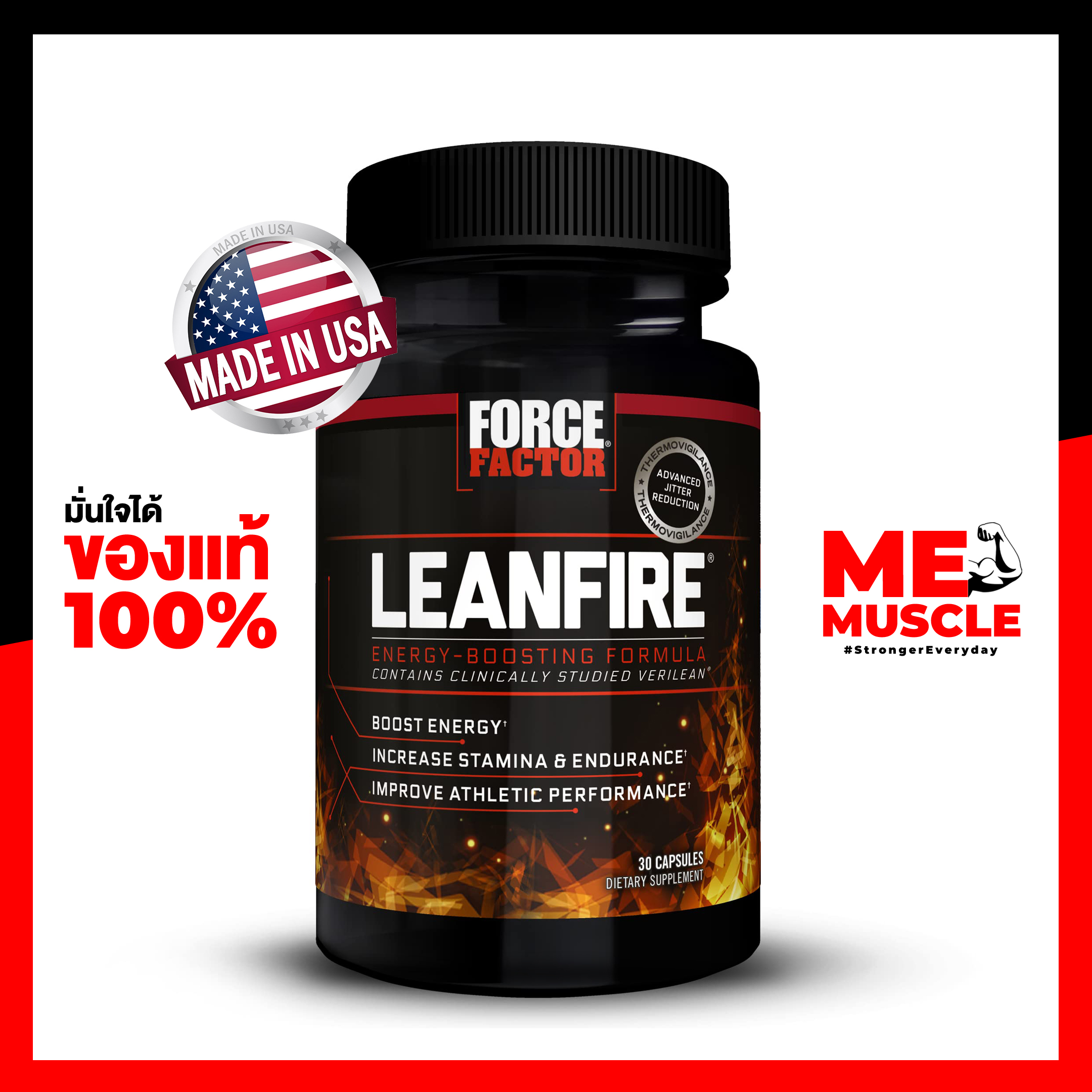 Force Factor: LeanFire 30 Capsules , Increase Energy, Build Lean Muscle ...
