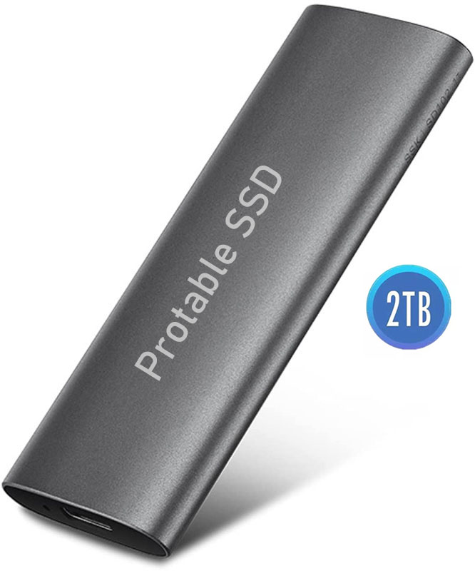 New Mini 2TB SSD High Speed Portable External M.2 Solid State Disk Mass ...