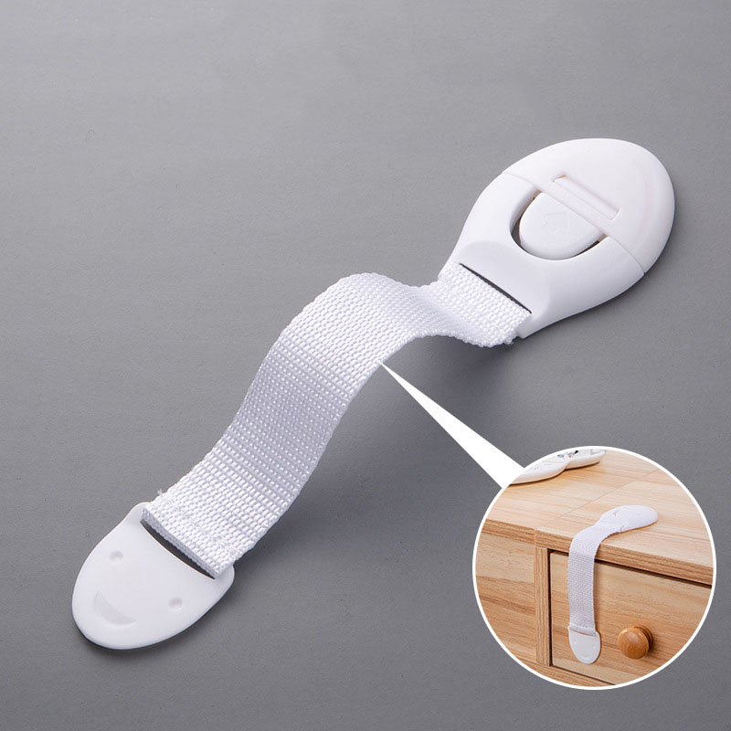 3pcs Child Safety Plastic Cabinet Lock Straps Baby Protection From ...