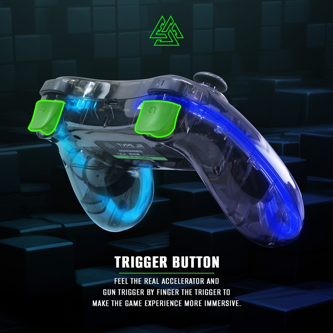 จอยเกมมิ่ง EGA TYPE J2 Wireless 2.4G ไฟ RGB 10 สี สามารถปิดไฟได้ สินค้า ...