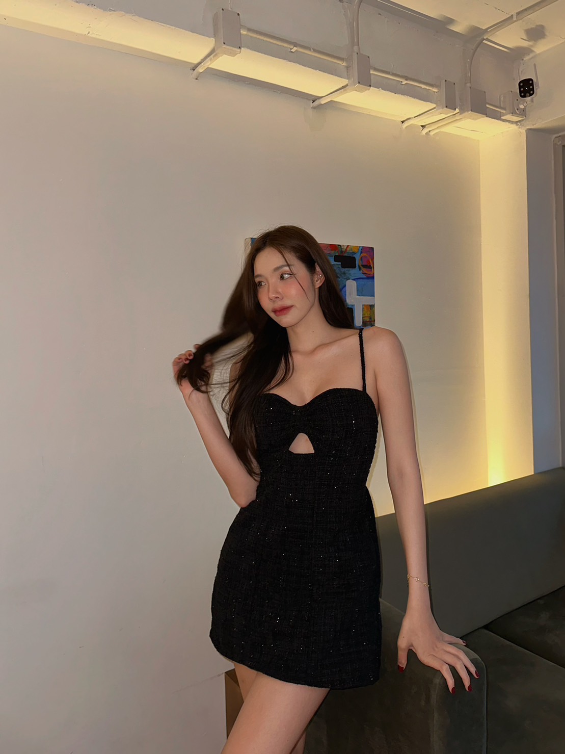 Sister.rrr : DAISY DRESS เครสสั้นผ้าทวิต | Lazada.co.th