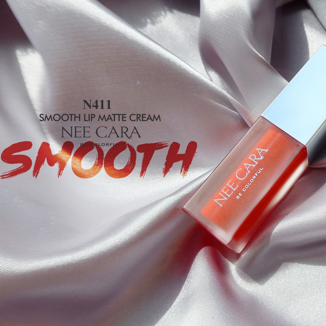 NEE CARA SMOOTH LIP MATTE CREAM (N411) : neecara นีคาร่า สมูท ลิป แมท ...