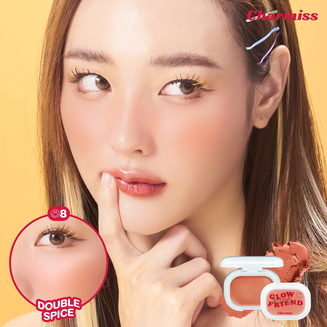 Charmiss Glowfriend Natural Blush On บลัชออนแก้มโกลว์โมจิ 4g. | Lazada ...