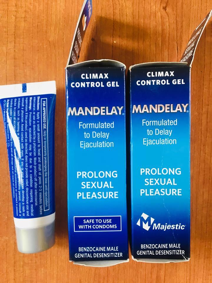 Mandelay Climax Control Gel For Him - Prolong sexual pleasure (28.35g ...