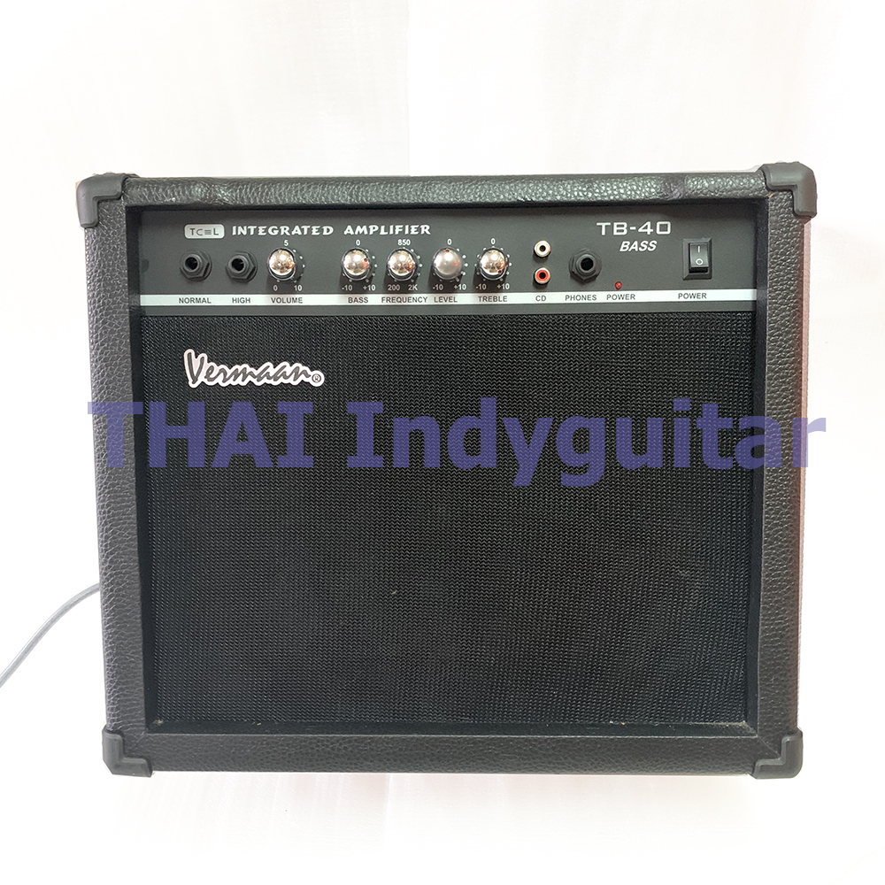 แอมป์เบส VERMAAN รุ่น TB-40 กำลังขับ 40W ปรับเสียง 4 อิคลอไรเซอร์ ขนาด ...