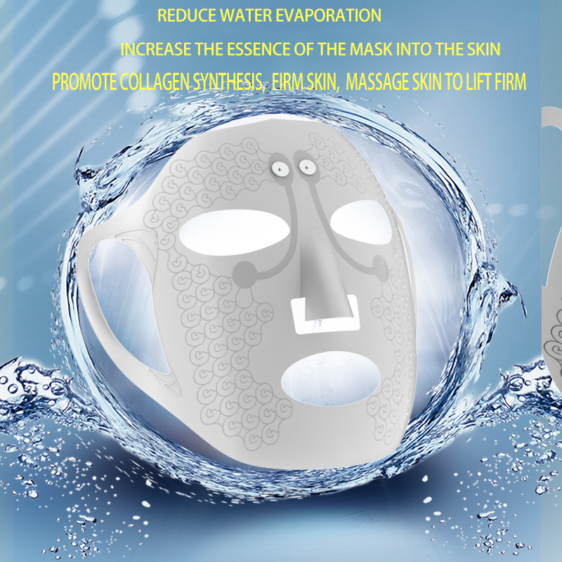 2021 EMS Electric Pulse Face Mask Lifting Firming Massager Anti Wrinkle ...