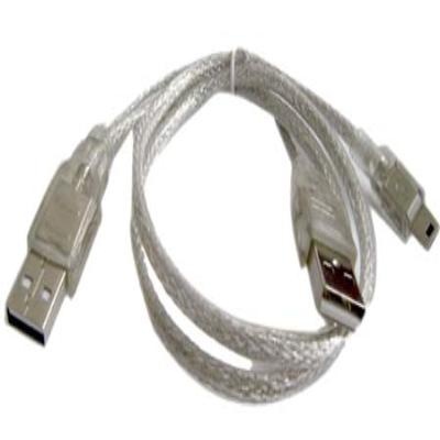 Cable Y-USB TO 5 pin สาย USB 2.0 (5Pins > MM) ต่อ External Box แก้ปัญหาไฟ usb ไม่พอต่อ external ...