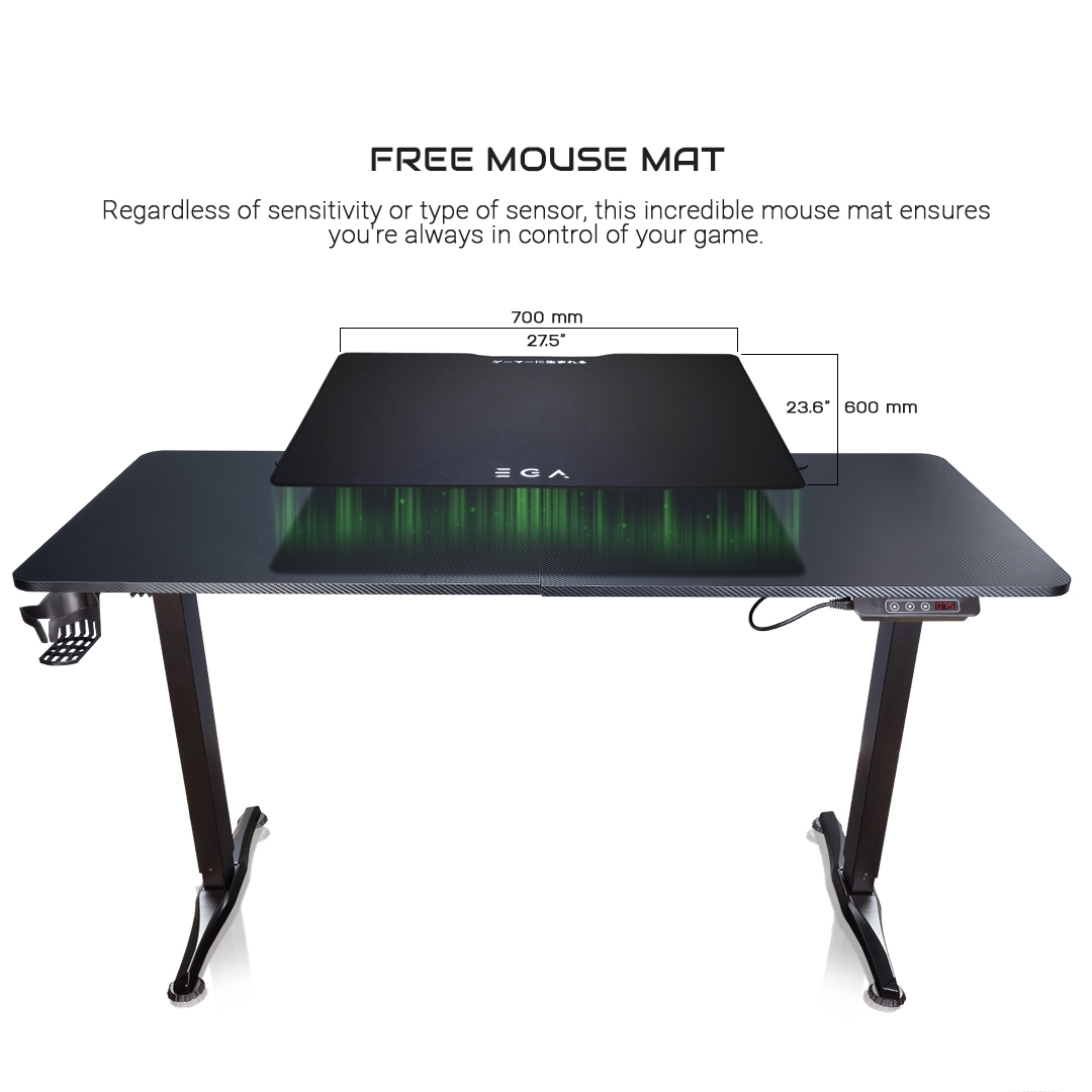 EGA Type GD7 GD7 Gaming Desk โต๊ะเกมส์มิ่ง โต๊ะปรับระดับขึ้น-ลงได้ 75 ...