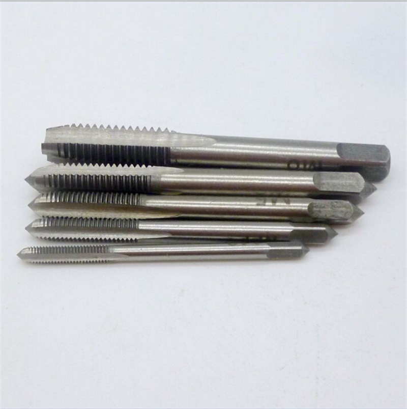 newdv2 5pcs/Set M3 M4 M5 M6 M8 Hand Tap Straight Flute 3mm-8mm Hand ...