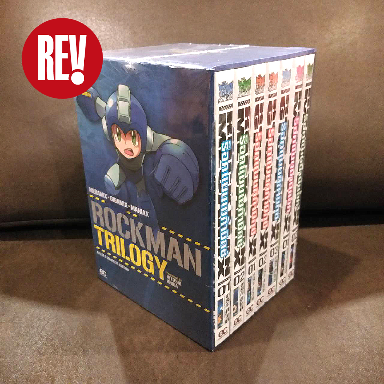 หนังสือการ์ตูน ROCKMAN TRILOGY ร็อคแมน otaku comic โอตาคุ REV Comic ...