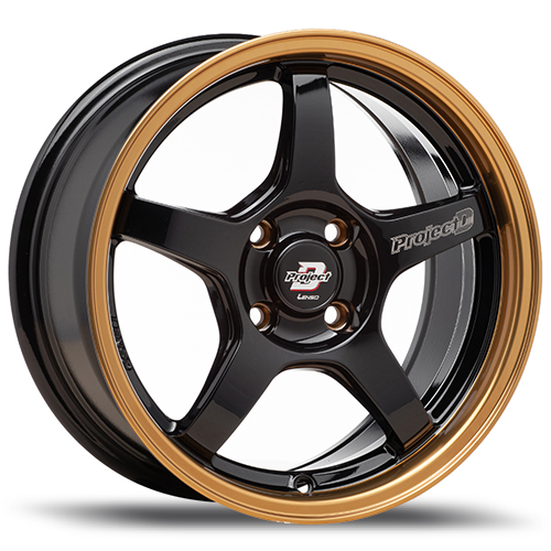 Lenso Wheel ProjectD ALPHA ขอบ 15x7.0" 4รู100 ET+35 สีBKWEC แม็กเลนโซ่ ล้อแม็ก เลนโซ่ lenso15 ...