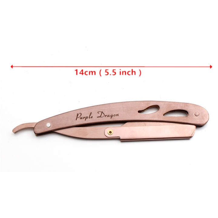 Up Top Fashion Stainless Steel Straight Edge Razor Barber Shave Manual ...