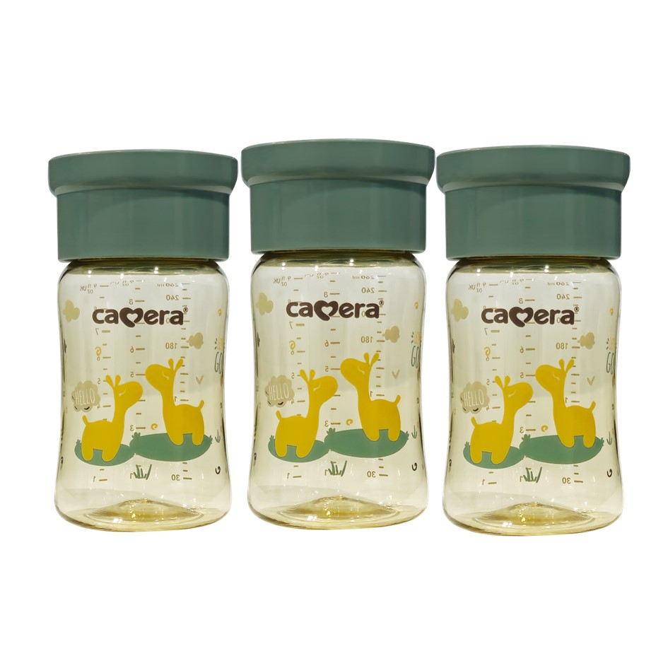 CAMERA AKA เก็บน้ำนมแม่ PPSU เก็บน้ำนมหรืออาหารเด็ก นึ่งได้ ฟรีซได้ ขนาด 5 และ 9 ออนซ์ ...