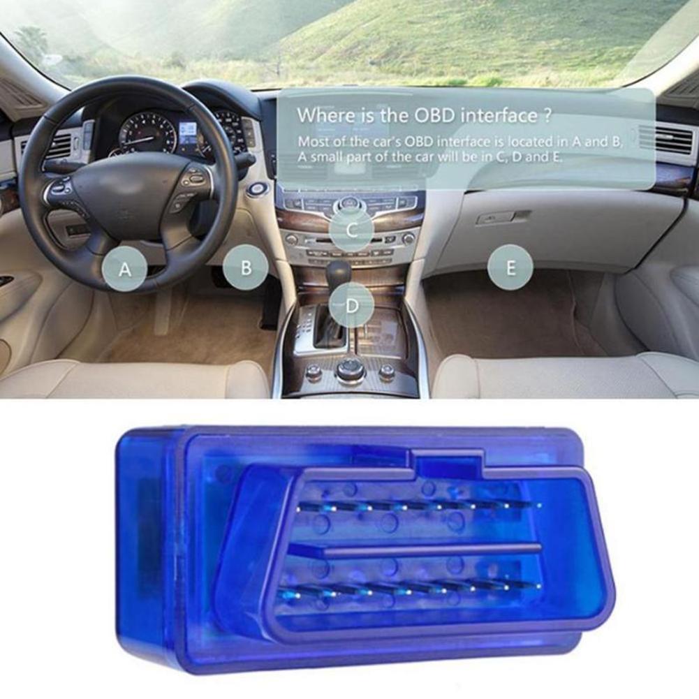 เครื่องตรวจจับรถยนต์ OBD V2.1 V1.5 Mini ELM327 OBD2สแกนเนอร์อัตโนมัติ ...