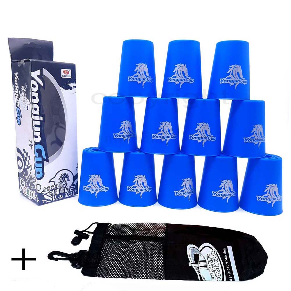 แก้วสแต็ค YJ Speed Stack Cups Set 12 Pcs Family Sport Game Stacking ...
