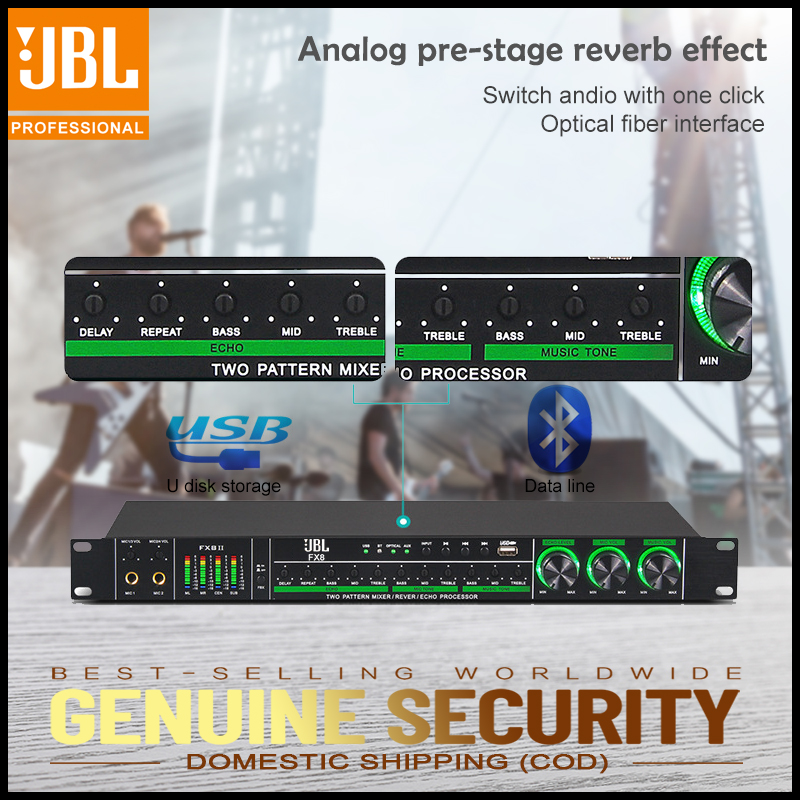FX8 pre-stage reverberation KTV pre-stage effect ไฟเบอร์/บลูทูธอุปกรณ์ ...