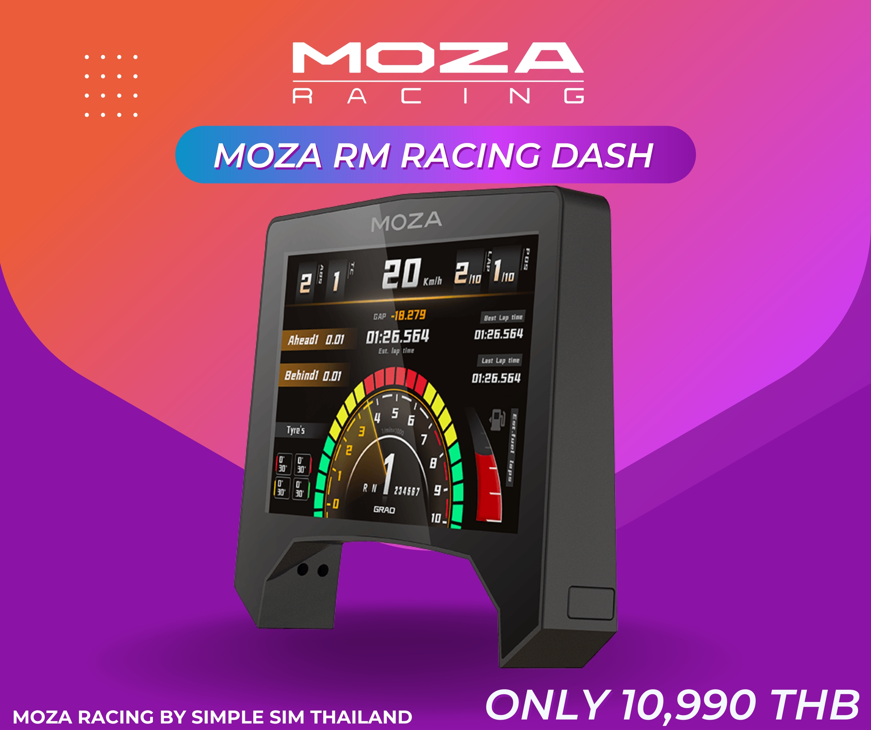 MOZA RM RACING DASH | Lazada.co.th