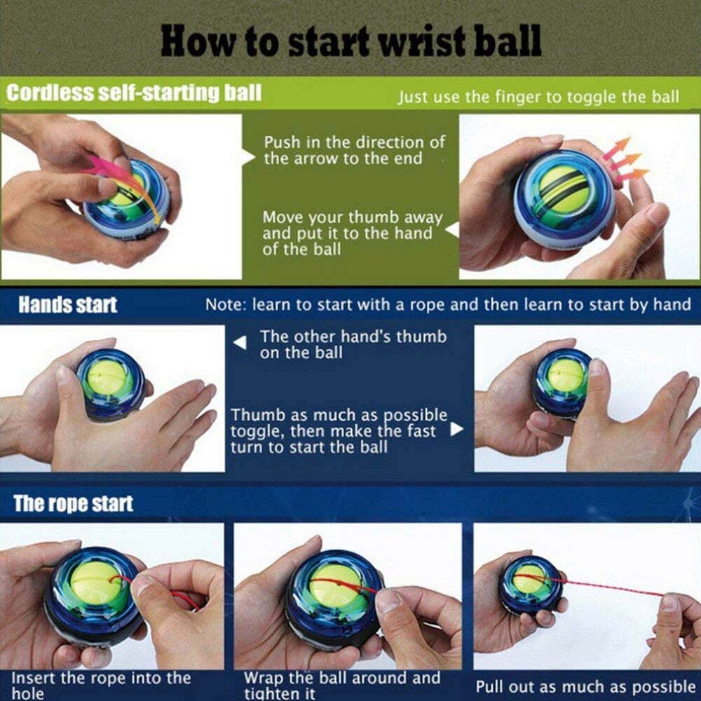 Random Color Shipping Hand Exerciser Wrist and Forearm Trainer ...