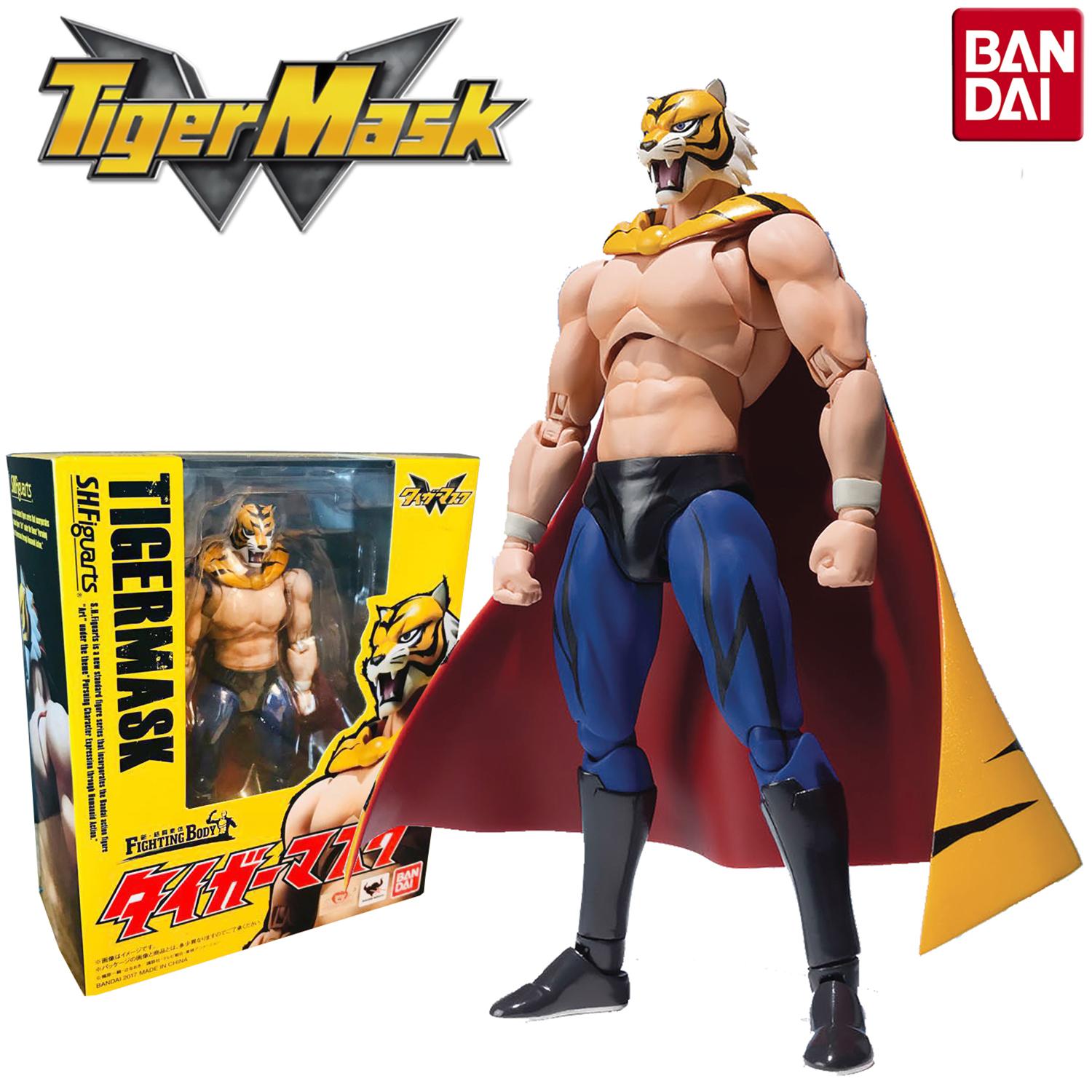Model โมเดล งานแท้ 100% BANDAI บันได จากการ์ตูน S.H.Figuarts Tiger Mask ...