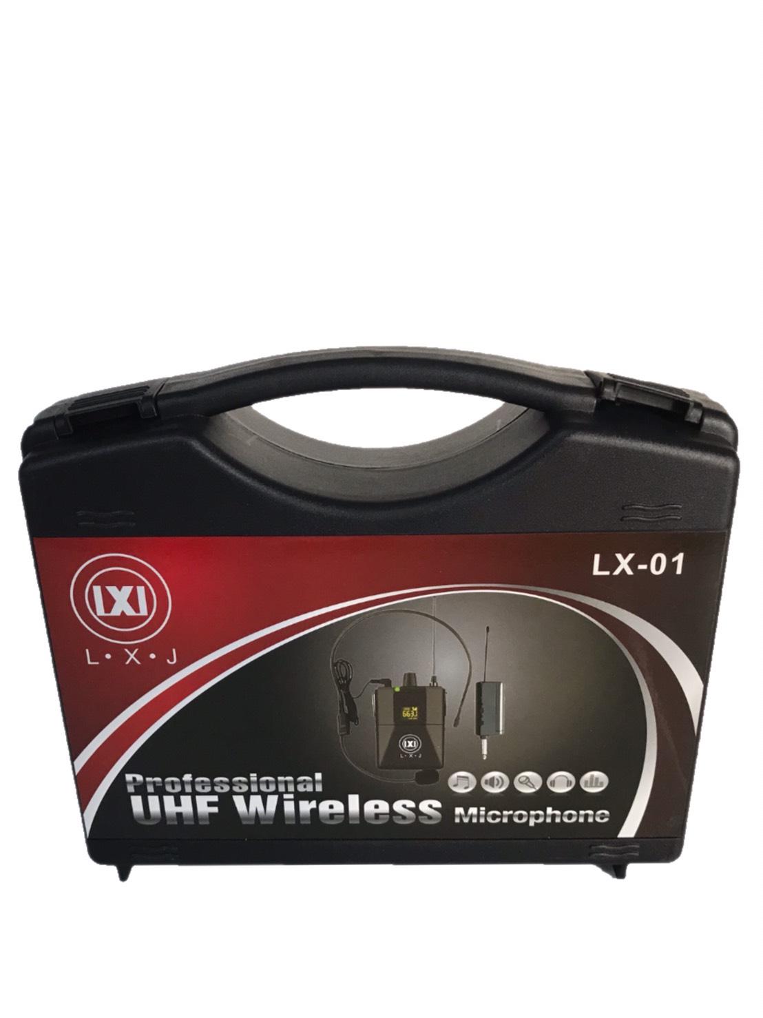 LXJ ไมค์โครโฟน ไมค์คาดหัว ชุดรับ-ส่งไมโครโฟนไร้สายแบบพกพา ไมค์คาดศรีษะ ...